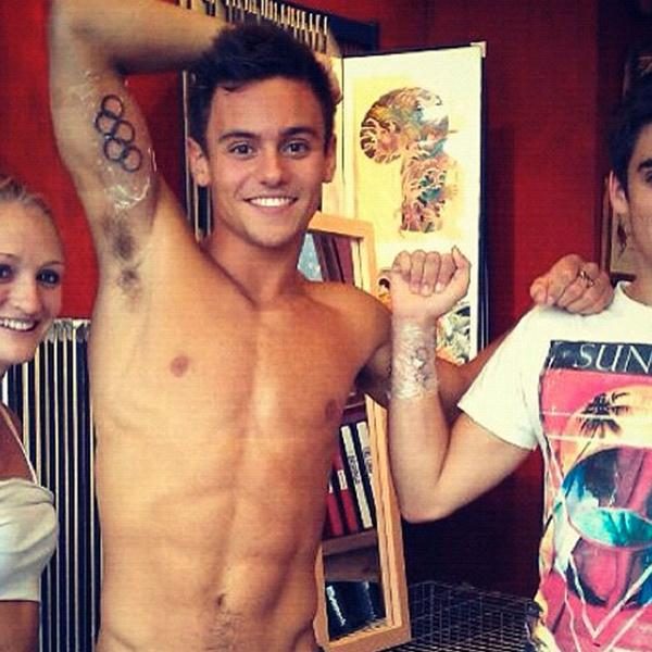 Olympics Diver Tom Daley Shows Off New Birthday Tattoo And Goes Naked
