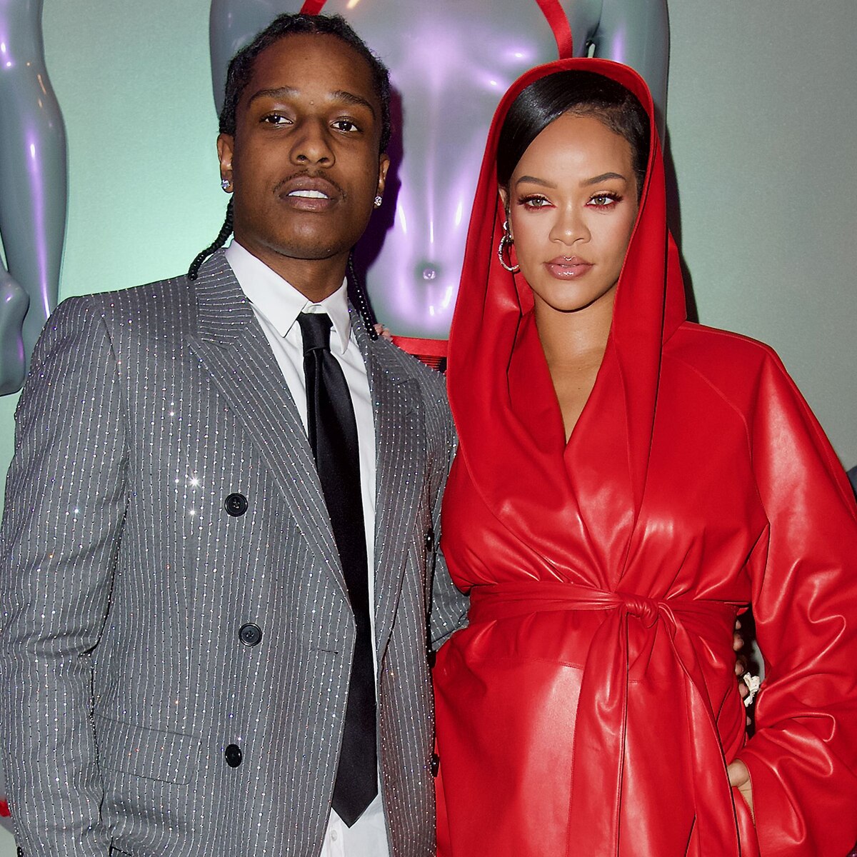 SHURCH COM Pregnant Rihanna And A AP Rocky Greet Fans At Her Savage X shurch-com-pregnant-rihanna-and-a-ap-rocky-greet-fans-at-her-savage-x